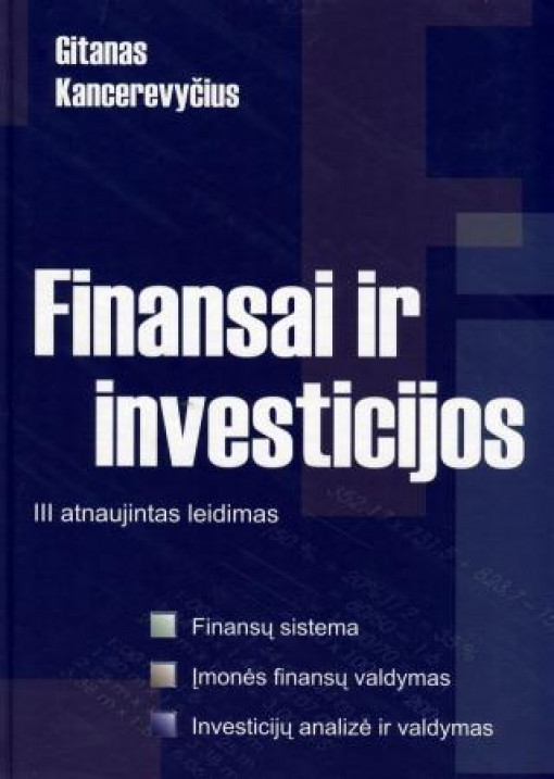 Gitanas Kancerevyčius - Finansai ir investicijos | ELVIS
