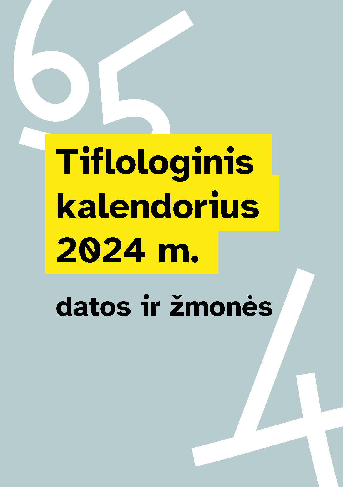 Tiflologinis kalendorius 2024 metai | ELVIS